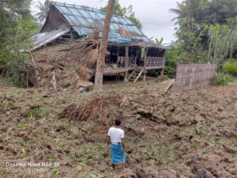 ပေါက်မှာ လေယာဉ်နဲ့ဗုံးကြဲခံရလို့ အမျိုးသမီး ၁ ဦးဒဏ်ရာရပြီး တိရစ္ဆာန်တ
