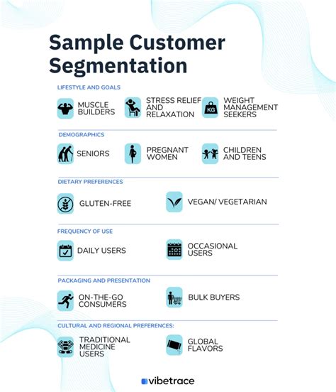 Customer Segmentation And Audiences For Food And Nutrition Store Vibetrace