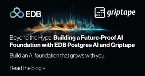 Edbpostgresai Justsolveitwithpostgres Genai Opensource Enterpriseai Tim Boutin