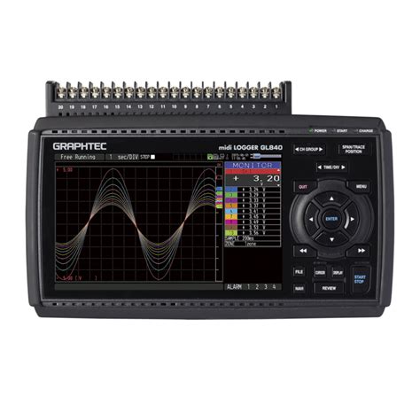 Graphtec Gl840 M 휴대용 온도 전압 전류 데이터로거 Hitechmall｜하이테크몰