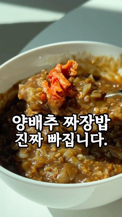 밥 없는 다이어트 짜장면 Youtube