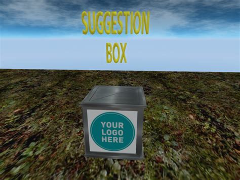 Second Life Marketplace Suggestion Box