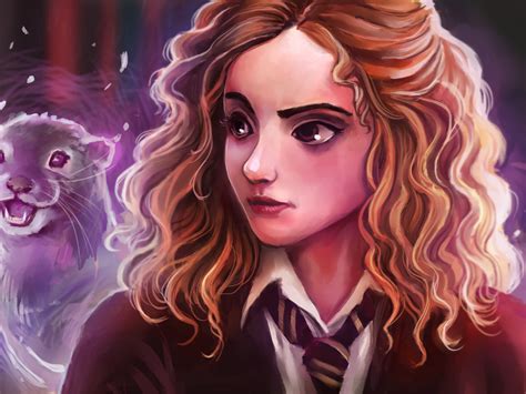 Download Wallpaper Art Harry Potter Hermione Granger By Ludmila Cera Foce Section Films In