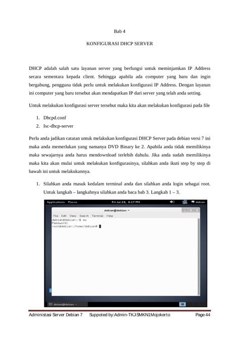 PDF Installasi Dan Konfigurasi Dhcp Server DOKUMEN TIPS