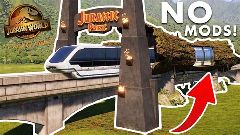 You Need To See This Jwe2 Monorail Trick Jurassic World Evolution 2 Tips Youtube