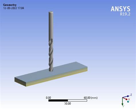 3d Geometry Model Imported In Ansys Workbench 19 2 Download Scientific Diagram