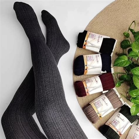 خرید و قیمت جوراب شلواری بافت طرح گندمی پنتی 280 ضخیم ترین سایز از غرفه