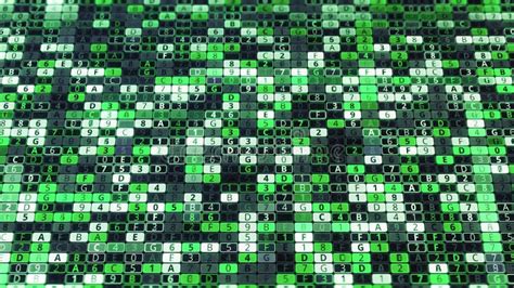 Many Numbers And Codes In Matrix Animation Stock Footage Video Of