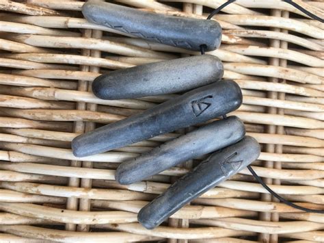 Ceramic 5 Piece Pit Fired Ceramic Necklace Etsy
