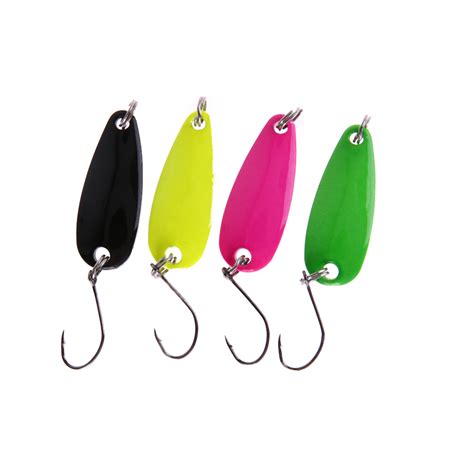 4 Pcs Spinner Bait Fishing Lure Set Spoon Spinner Grandado