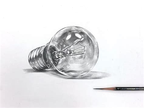 전구 소묘 연필드로잉 2025 연필 드로잉 드로잉 그림