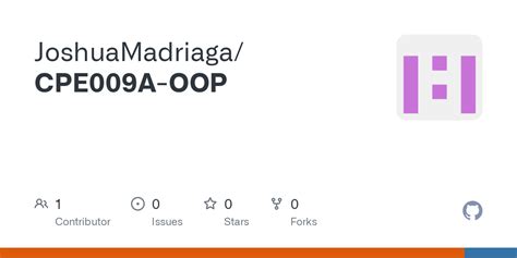 cpe009a oop exercise1 ipynb at main · joshuamadriaga cpe009a oop · github