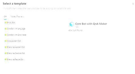 Core Bot With Qna Maker Gives 404 Not Found · Issue 1324 · Microsoftbotframework Components