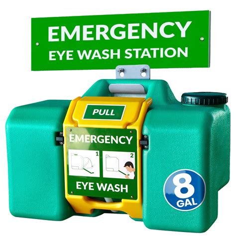 8gal Portable Eye Wash Station Wall Mount Eyewash Station Osha Desertcart Sri Lanka