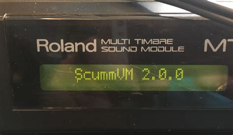Le Roland MT 32 Avec SCUMMVM Le Journal Du Lapin