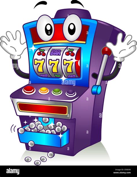 Slot Machine Cartoon Clip Art