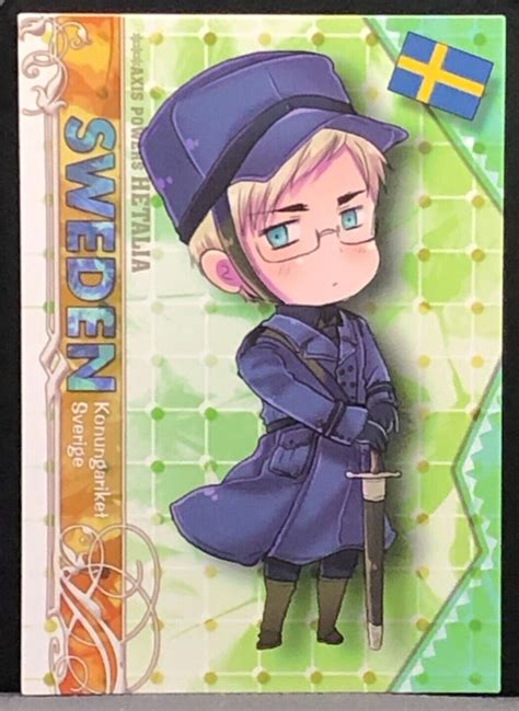 Sweden Hetalia Axis Powers Trading Card Tcg 2008 Japanese 16 0625