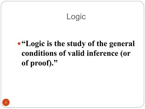Introduction To Logic Inference Proposition Ppt