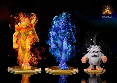 【gk補款】迷漫 火焰獸＆藍火焰獸＆毛人獸｜數碼寶貝 世界圖鑑系列