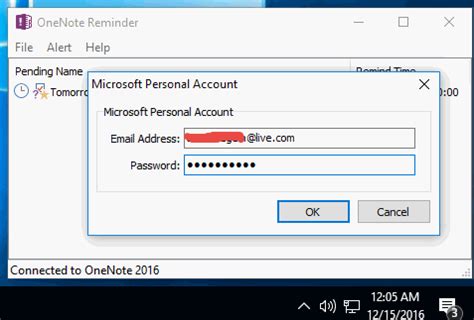 Enable Disable Alert Email In OneNote Reminder Office OneNote Gem Add Ins