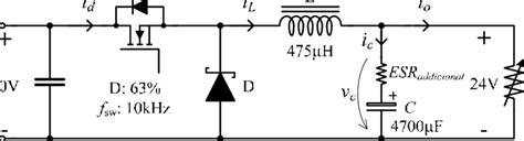 Step Down Converter Used In Simulation And Experimental Results Download Scientific Diagram