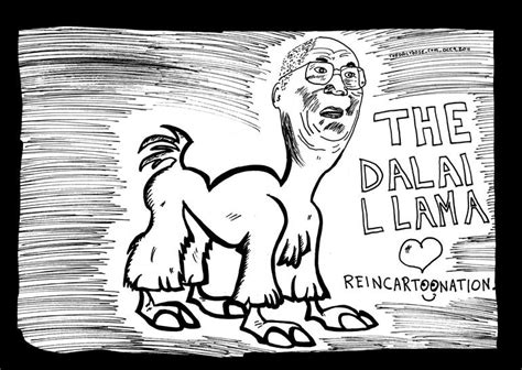 The Dalai Llama Lama Drawing By Yasha Harari Saatchi Art