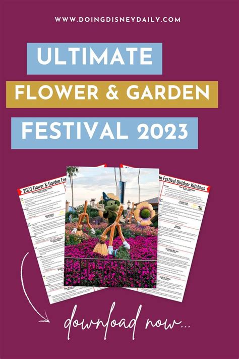 Epcot Flower And Garden Festival 2023 Ultimate Guide Artofit