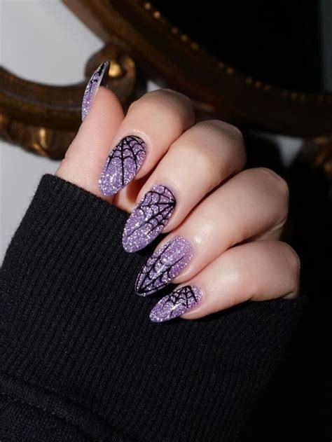 26 Spookily Chic Spider Web Nails To Step Into The Halloween Spirit