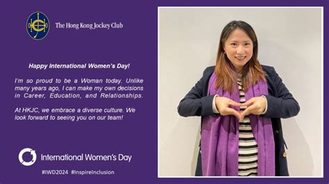 Emily Choi On Linkedin Hongkongjockeyclub Internationalwomensday