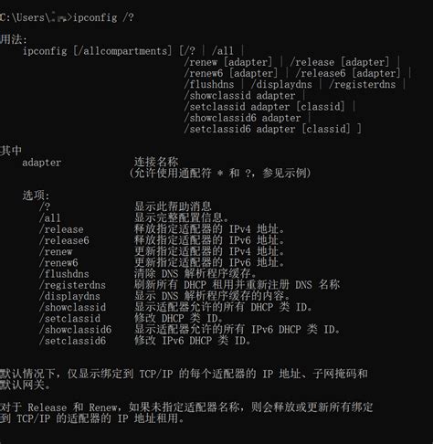 windows命令 ipconfig 使用 详解 windows ipconfig csdn博客