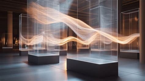 Digital Interactions Between Artificial Intelligences In A Futuristic Environment Depicting