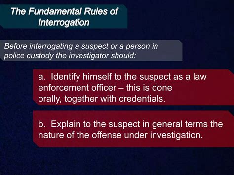Fundamentals Of Investigation Pptx