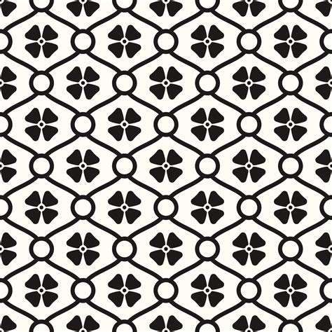 Vector Geometric Abstract Seamless Monochrome Pattern Texture Repeating Background 10836898