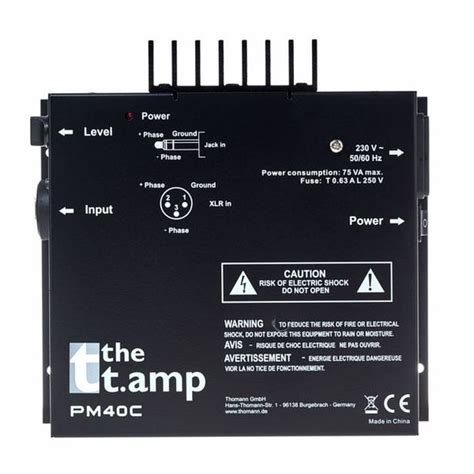 the t.amp PM40C – Thomann UK