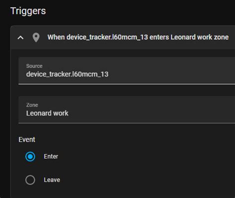 Geolocation Automation Notification Not Working Configuration Home
