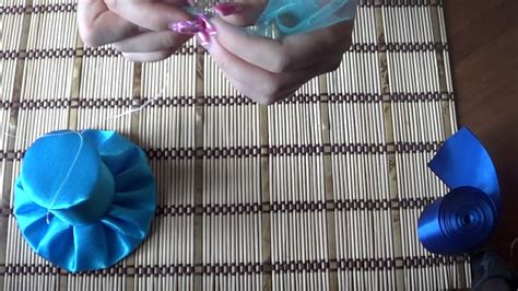 Шляпка Канзаши МК Как сделать шляпку Diy ССЫЛКИ ПОД ВИДЕО Youtube