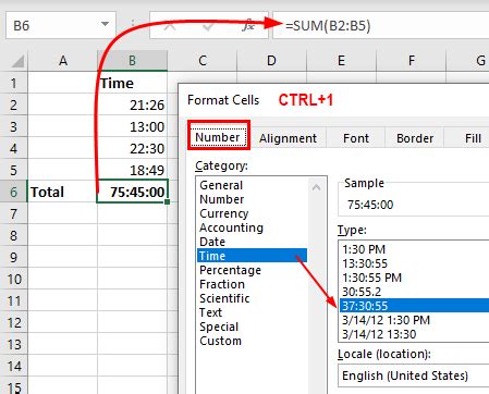Show Total Time As Days Hours And Minutes In Excel BrainBell
