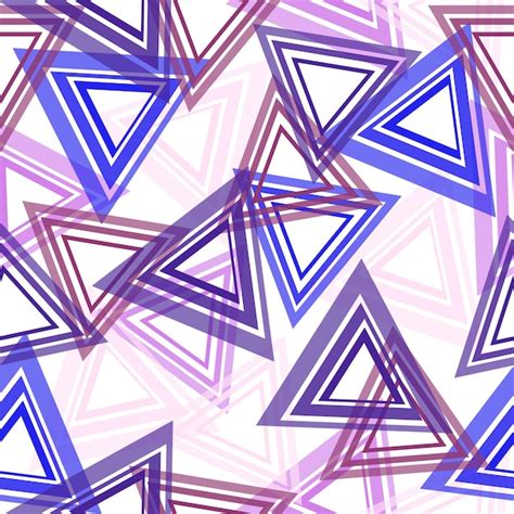 Premium Vector Rainbow Color Triangle Seamless Pattern