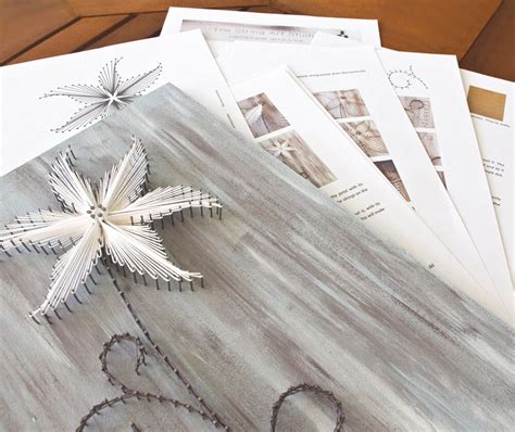 String Art Pattern And Instructions The Lily Diy