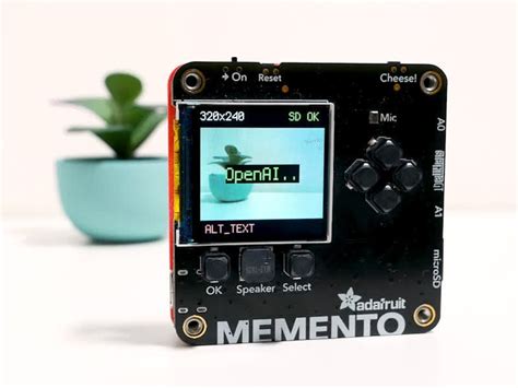 New Guide Openai Image Descriptors With Memento Adafruitlearningsystem Adafruit Adafruit