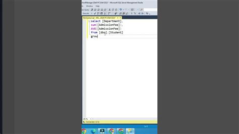 Select Statement With Sum And Avg Function Learn Sql Data Science