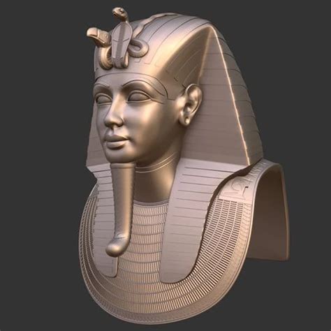 King Tutankhamun Bust Free High Quality Models