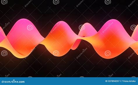 Abstract Waveforms In Vibrant Colors Illustrating Motion And Energy
