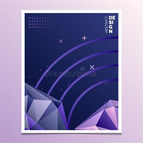 Abstract Composition A4 Brochure Cover Design Title Sheet Model