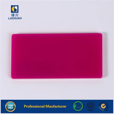 High Transmittance Economical And Practical Color Perspex Cast Acrylic Sheets For Sign China
