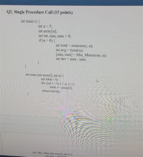 For Questions 1 4 Write The Mips Code For The Given