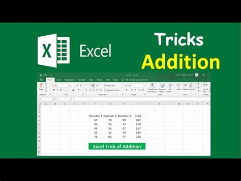 Excel Tricks For Addition Addition Formula With Autofill Feature Microsoft Excel Learn Excel