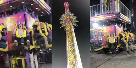 Video Shows Girl Left Unbuckled On Drop Tower Ride At Alabama Fair