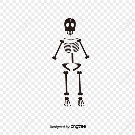 검은색 골격무섭다할로윈명절 Png 일러스트 무료 다운로드 Lovepik