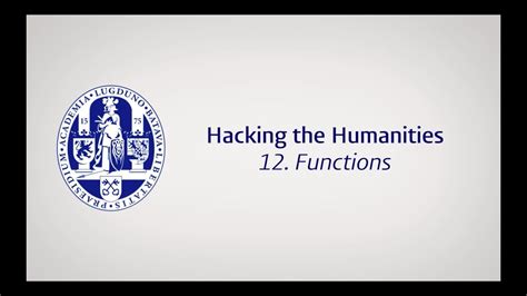 Episode 12 Functions Youtube